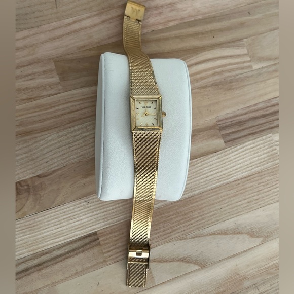 Waltham | Accessories | Waltham Ladies Watch Vintage Gold Tone Weave ...